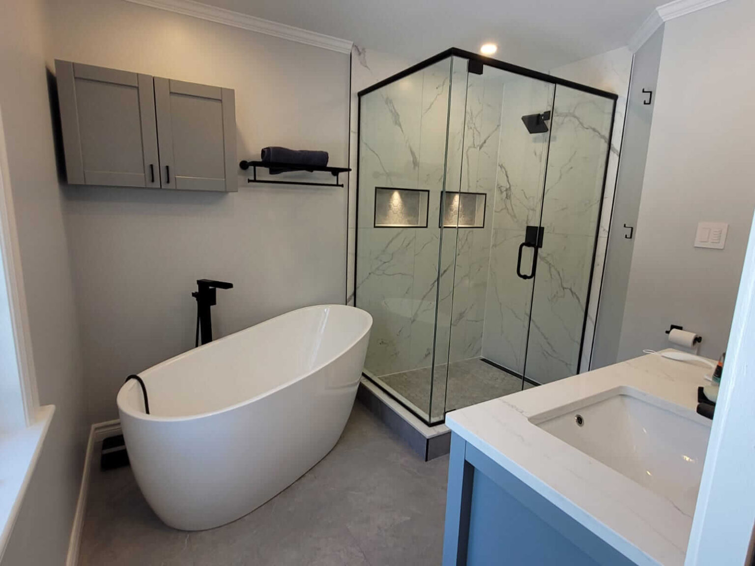 Exceptional Luxury Bathroom with Heated Tile Flooring - Stittsville ...